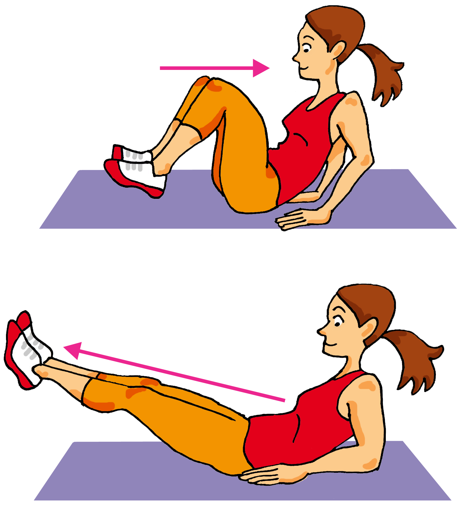 EJERCICIOS PARA ABDOMEN BAJO. - Fundación Aprende con REYHAN